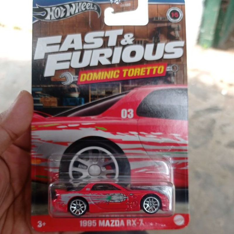 Jual Hot Wheels Fast Furious Dominic Toretto Mazda RX 7 Merah | Shopee ...