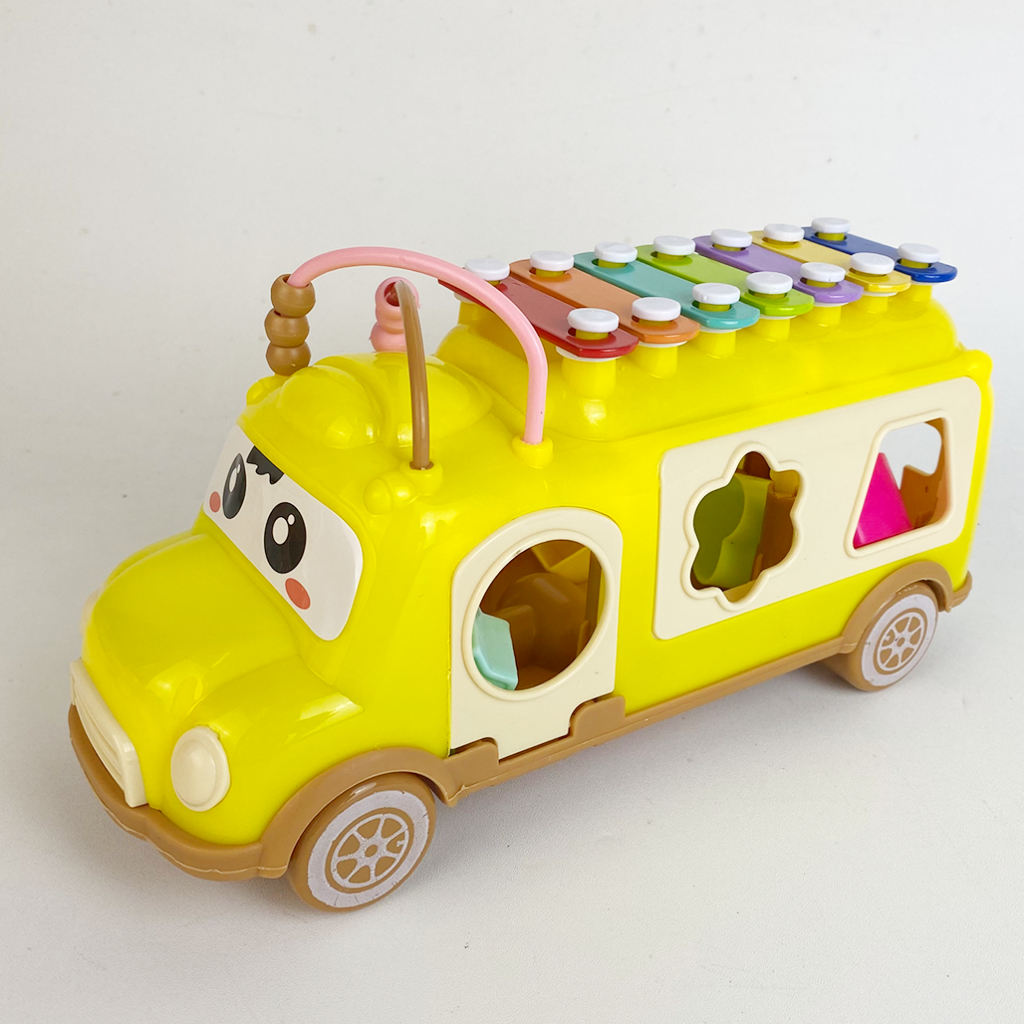 Jual Mainan Bus Xylophone Mobil / Mainan 3in1 Musik/ Sorting Bentuk dan ...