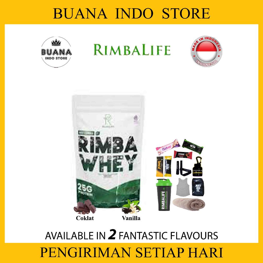 Jual Rimbalife Rimbawhey Rimba Whey Protein 2lbs / 900gram Halal BPOM ...