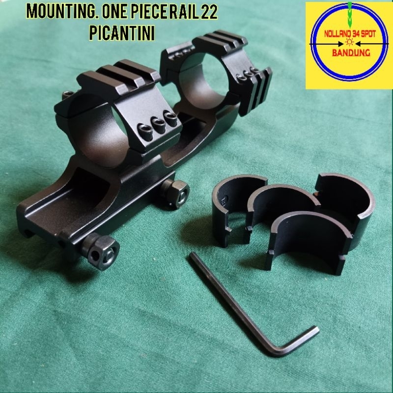 Jual Mounting teleskop one piece raill 22 picantini | Shopee Indonesia