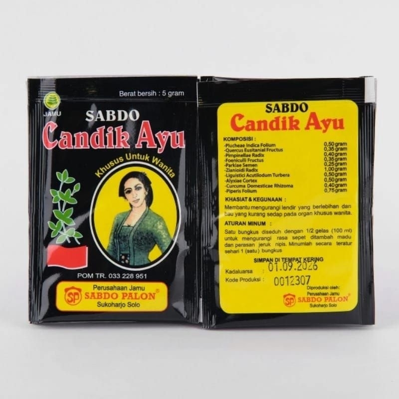 Jual Jamu Serbuk Sabdo Candik Ayu - Khusus Wanita (1 Pack Isi 10 Sachet ...