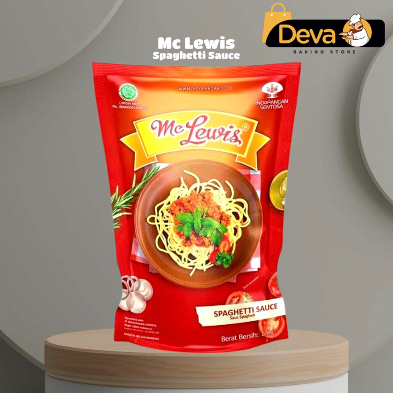 Jual Mc Lewis Spaghetti Sauce - Mc Lewis Saus Spaghetti 1kg | Shopee ...