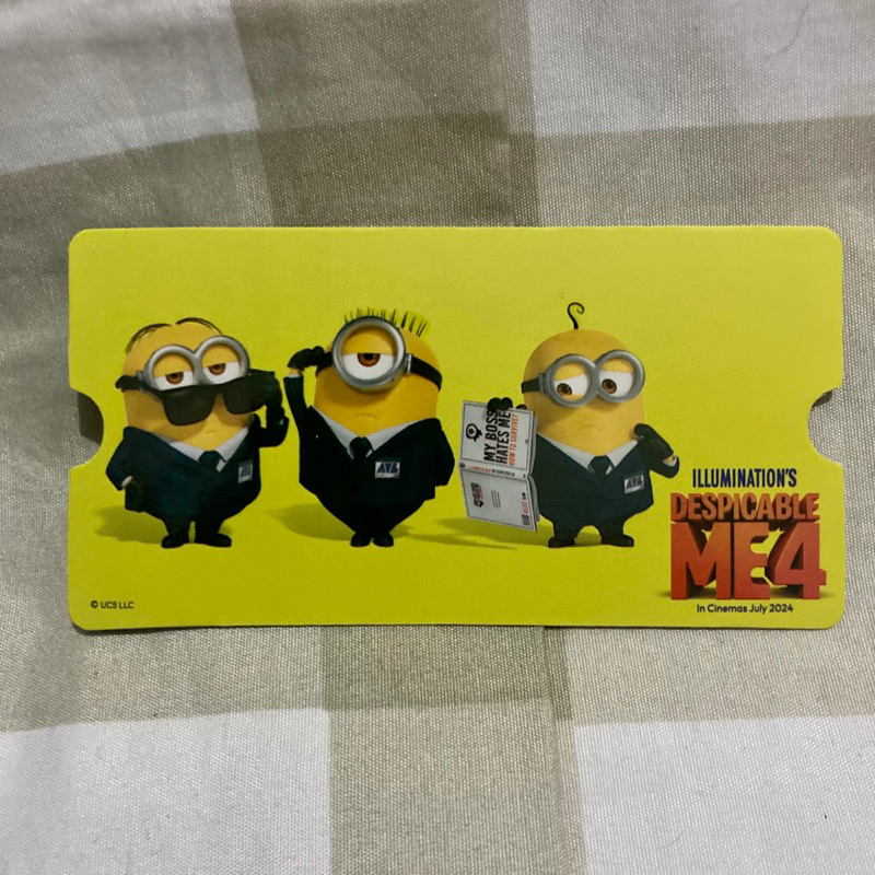 Jual Despicable Me 4 x CGV Official Collectible Ticket Set | Shopee ...