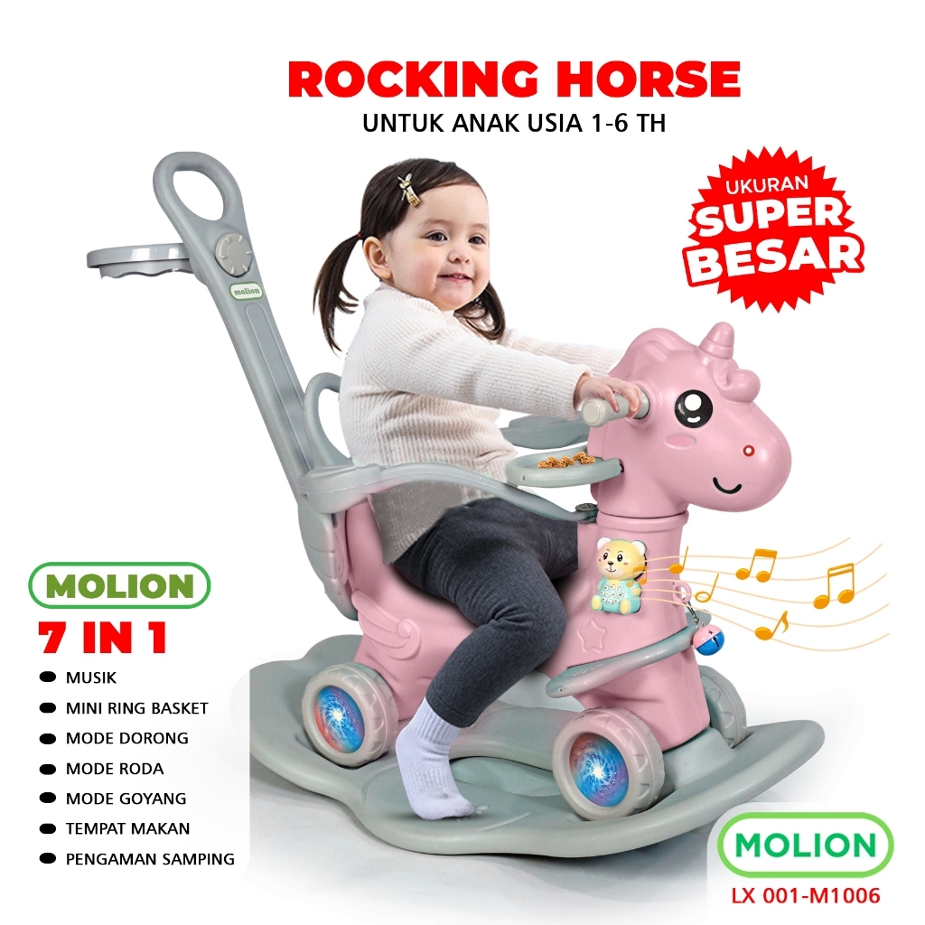 Jual SPEEDS Mainan SNI Kuda Kudaan Mainan Anak Rocking Panda Mainan Anak Jungkat Jungkit Balance ...