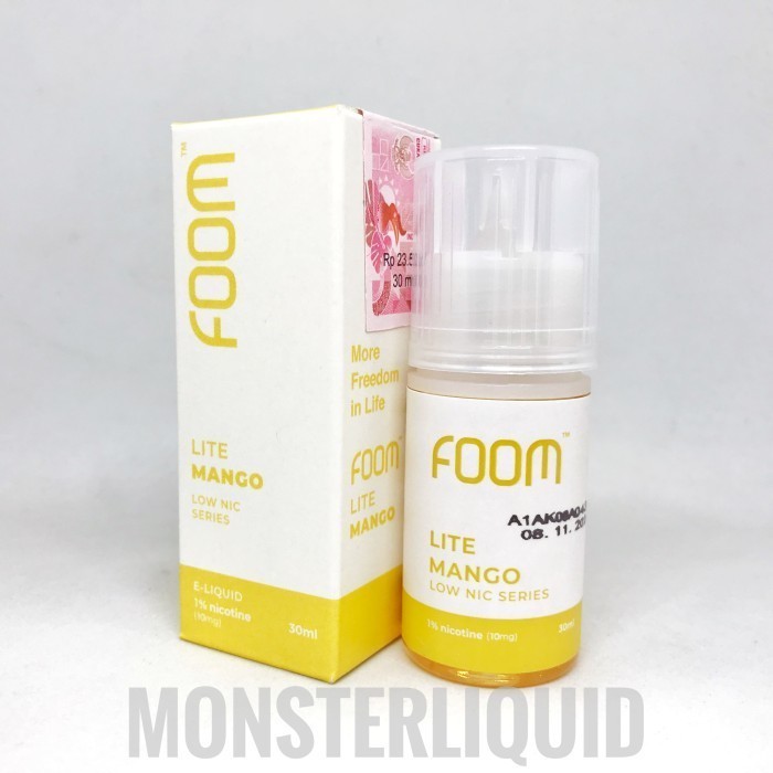 Jual FOOM LIQUID LITE SALTNIC SERIES | Shopee Indonesia