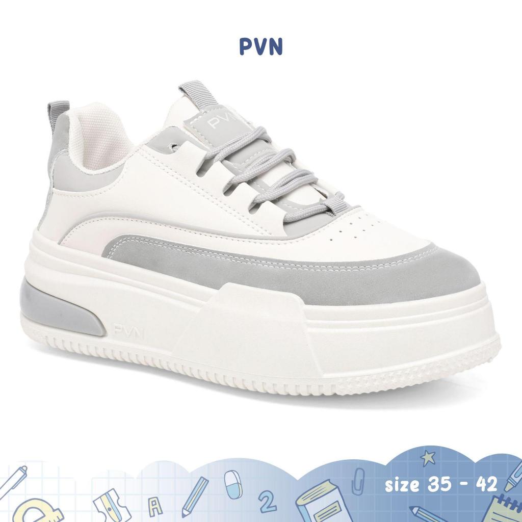 Jual PVN Jeno Sepatu Sneakers Wanita Shoes Grey 438 | Shopee Indonesia