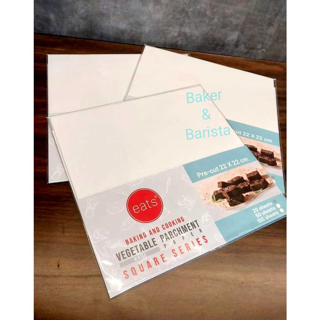 Jual Eats Vegetable Parchment Paper Square baking paper Persegi Kotak ...