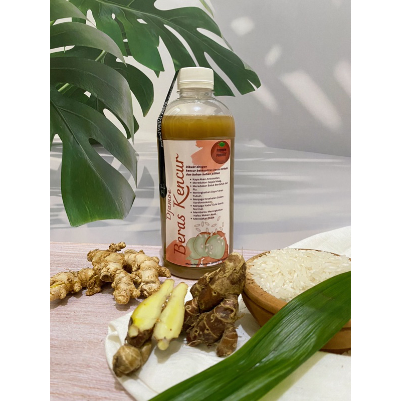 Jual djamoe beras kencur premium enak segar sehat 500ml (100% ORGANIK ...