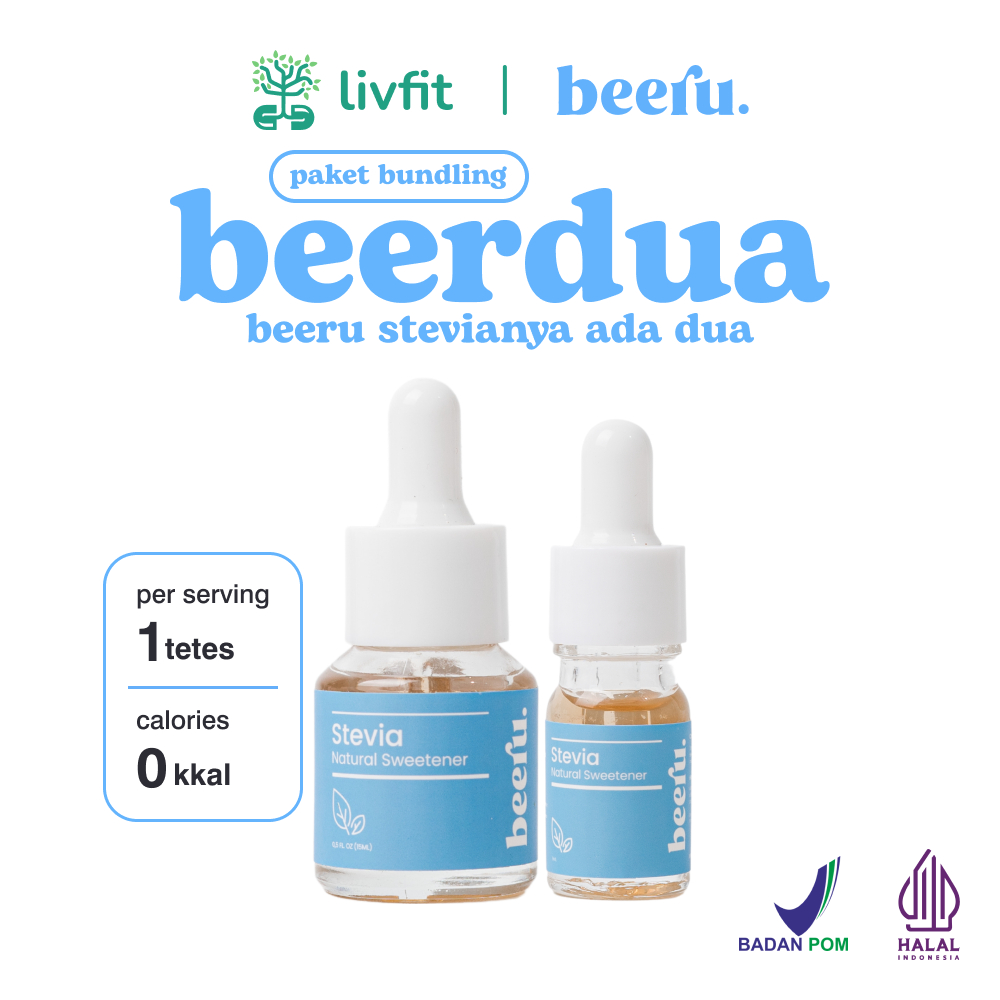 Jual Beeru Stevia Natural Sweetener Paket Beerdua Pemanis Rendah Gula ...