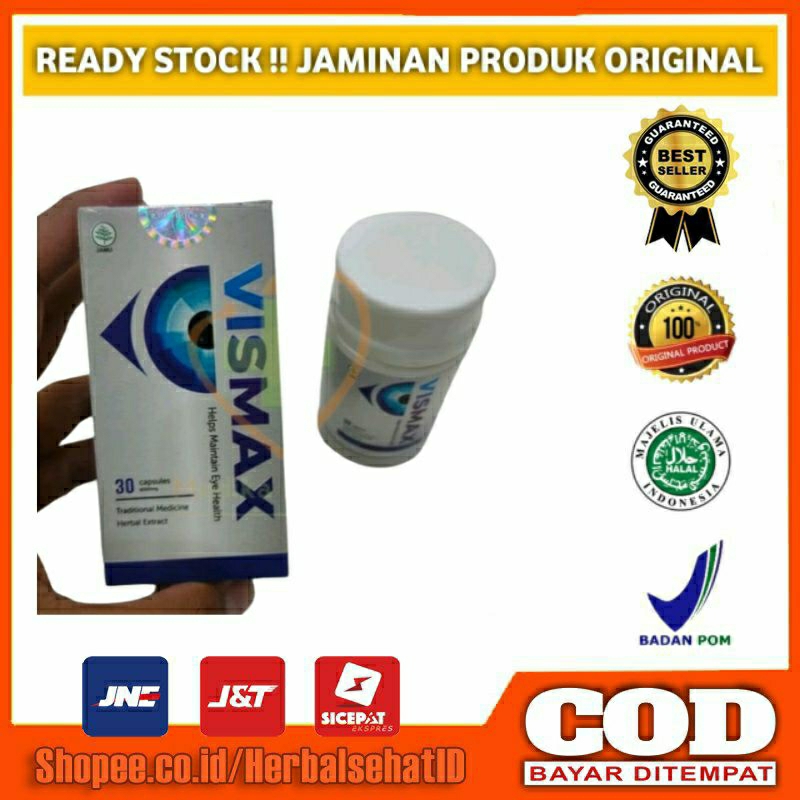 Jual Vismax Obat Kesehatan Mata Herbal Asli Original Resmi BPOM ...