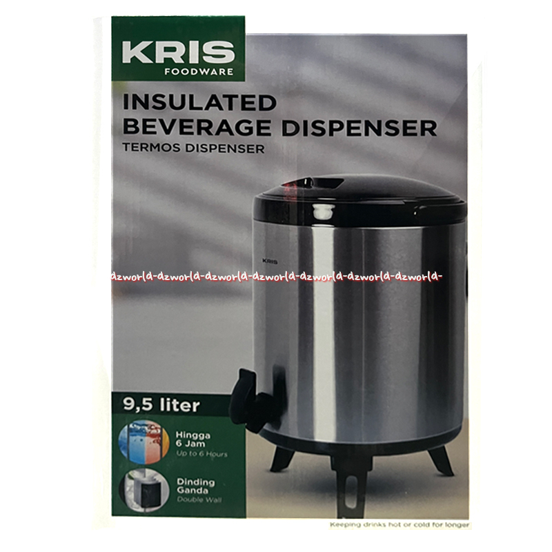 Jual Kris Foodware 9.5L Insulated Dispenser Termos Dispenser 9.5 Litter ...