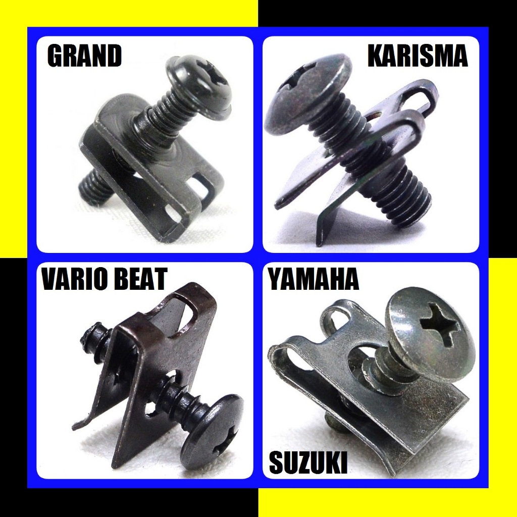 Jual BAUT KLIP jepit batok cover grand karisma vario beat yamaha szk ...