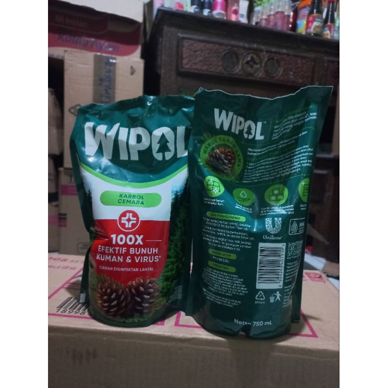 Jual WIPOL karbol cemara pembersih lantai | Shopee Indonesia