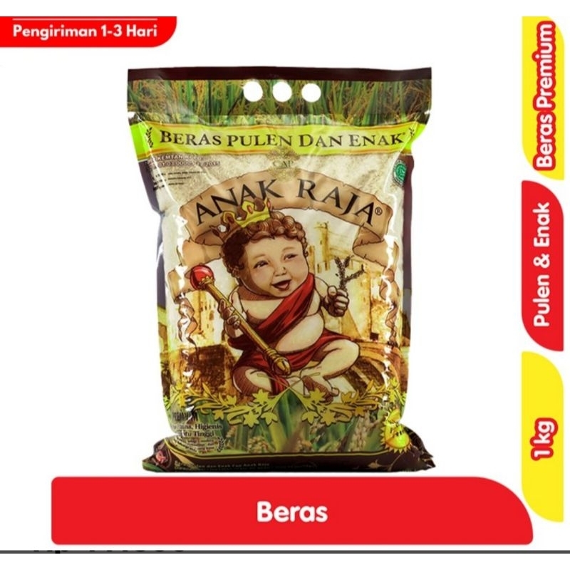 Jual Beras cap ANAK RAJA Premium 1 Kg | Shopee Indonesia