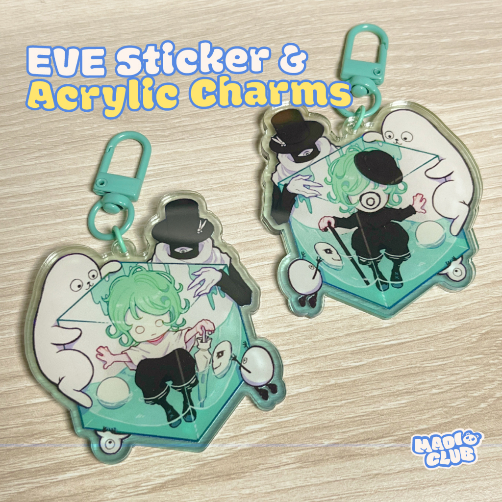 Jual EVE - Acrylic Charms & Die Cut Sticker (MadiClub) | Shopee Indonesia