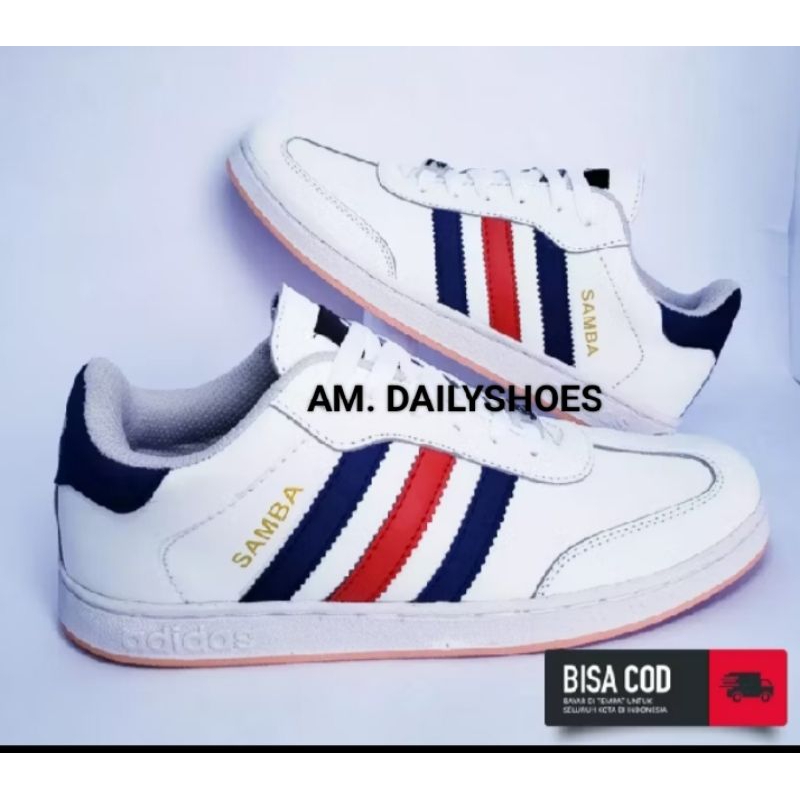 Jual Sepatu sneaker kets multifungsi terbaru hitam putih sepatu sekolah ...