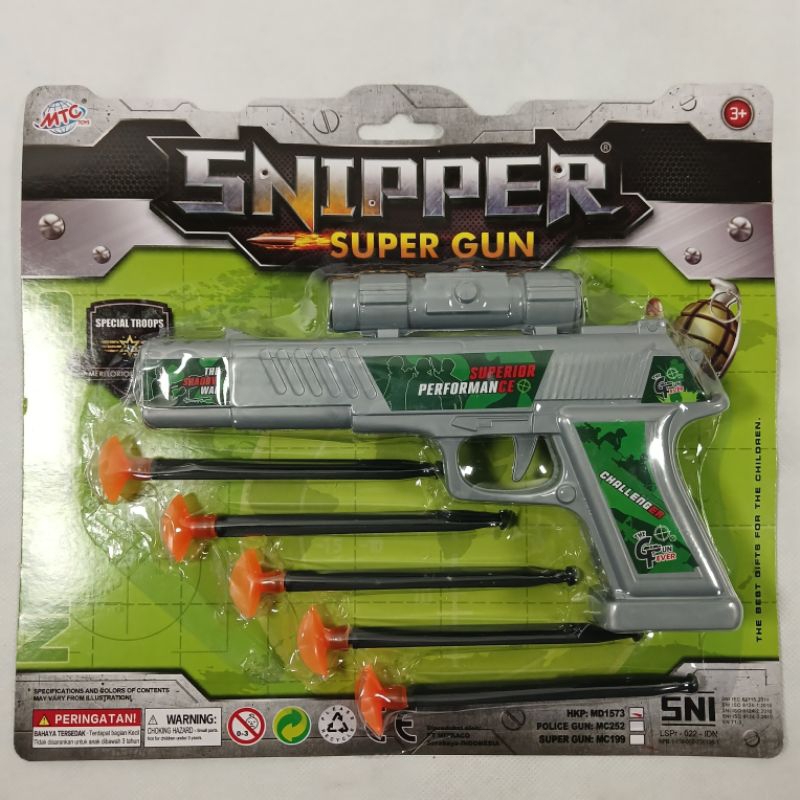 Jual PISTOL KACA MAINAN / SNIPPER SUPER GUN / PISTOL HKP | Shopee Indonesia