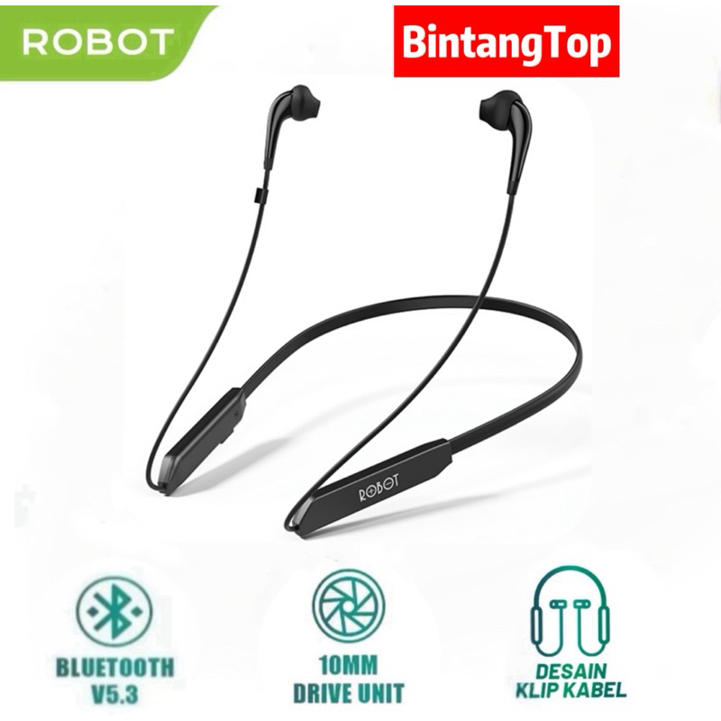 Jual ROBOT N30 / ROBOT Wireless Headset Spirit N30 Neck In -Ear Headset ...