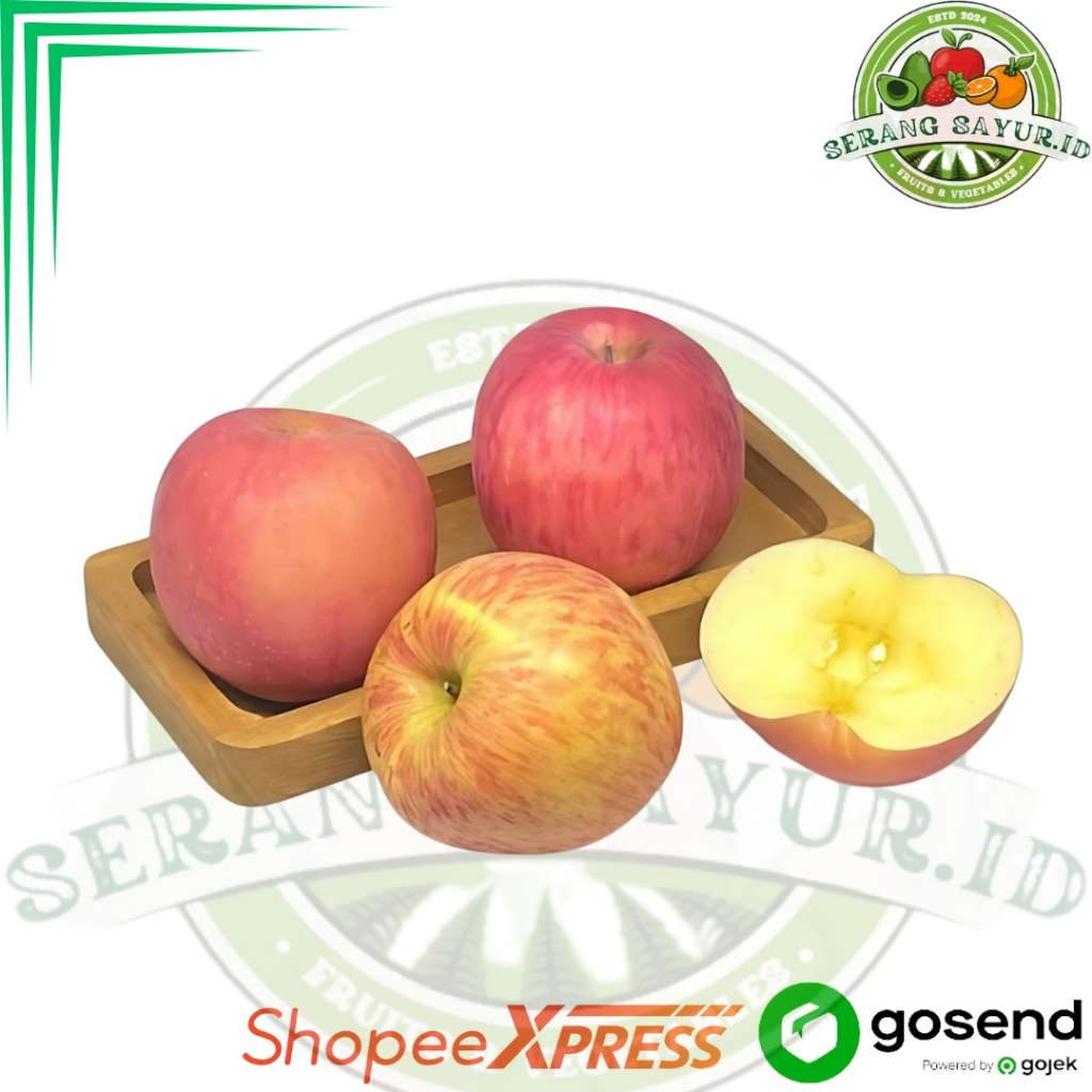 Jual BUAH APEL FUJI FRESH MANIS 1 KG | Shopee Indonesia