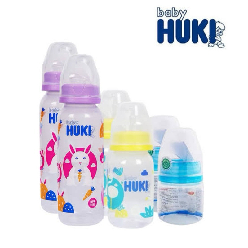 Jual HUKI BOTOL SUSU SHAPED 60ML/ 120ML/ 240ML | Shopee Indonesia