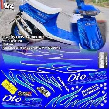 Jual STRIPING / DECAL / STIKER / Livery HONDA DIO SP AF18 / JDM CONCEPT ...