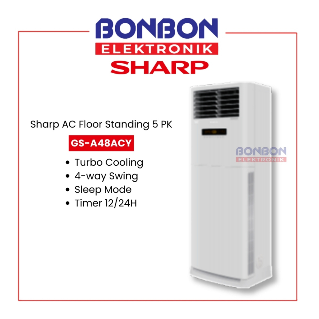 Jual Sharp AC Standing Floor 5 PK GS-A48ACY / GS A48ACY [Unit Only ...