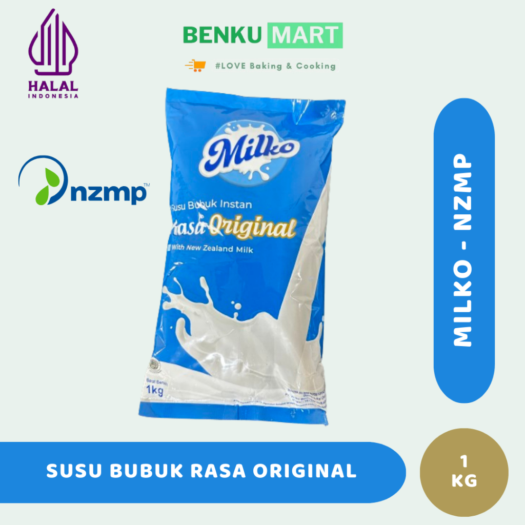 Jual Milko Susu Bubuk Instan Rasa Original 1 Kg | NZMP - Full Cream | HALAL | Shopee Indonesia