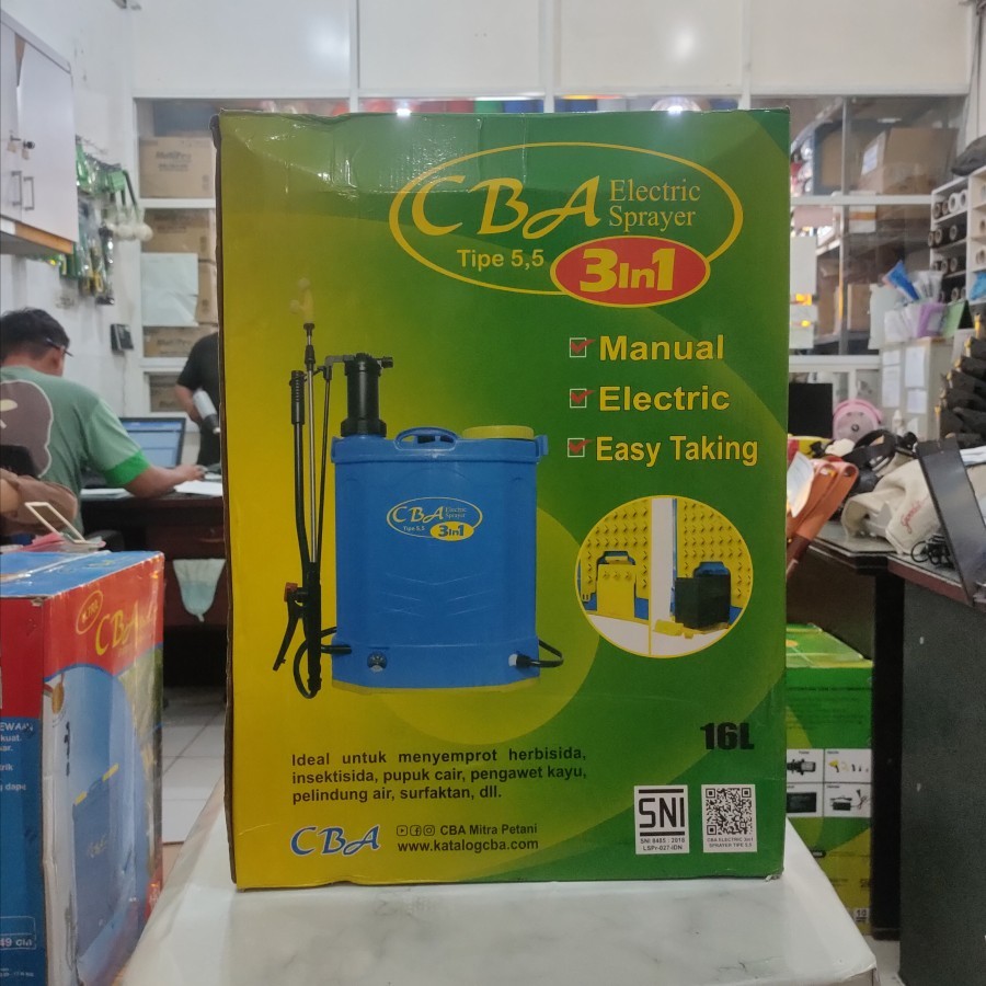 Jual Pompa Hama Elektrik CBA 3in1 Alat Semprot Disinfektan Electric ...