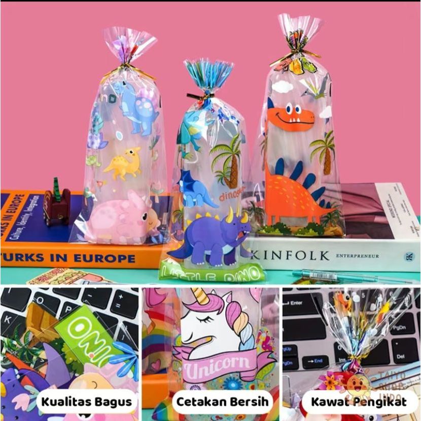 Jual HLS - (Besar) Plastik Snack Ulang Tahun Karakter uk 35 x 24 cm ...