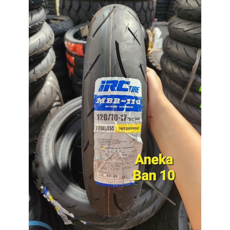 Jual Ban IRC 120/70-17 MBR-110 Tubeless Soft Compound | Shopee Indonesia