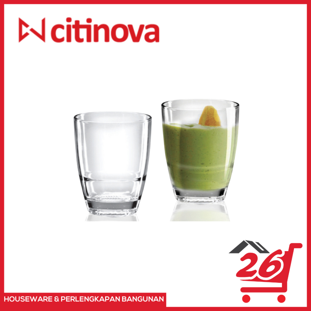 Jual CITINOVA Birmingham Gelas Kaca Bening 1 Box Isi 6 Pcs | Shopee ...