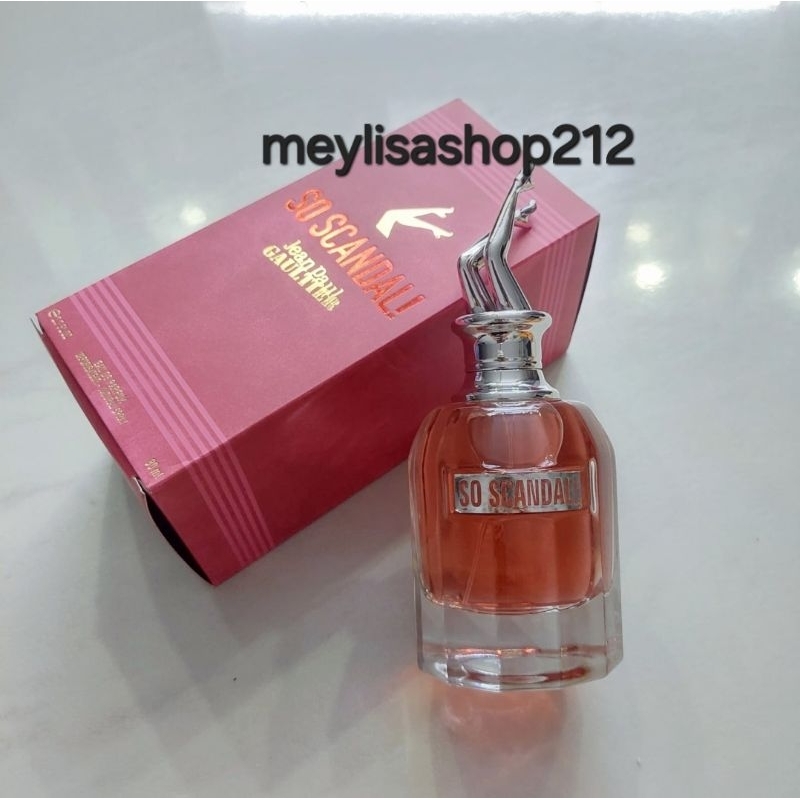 Jual Parfum Wanita JPG SO SCANDAL Box biasa EDP 80ml Eropa | Shopee ...