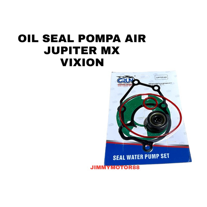 Jual OIL SEAL POMPA AIR WATER PUMP SET JUPITER MX VIXION MEREK CRUN HIGH KUALITAS | Shopee Indonesia
