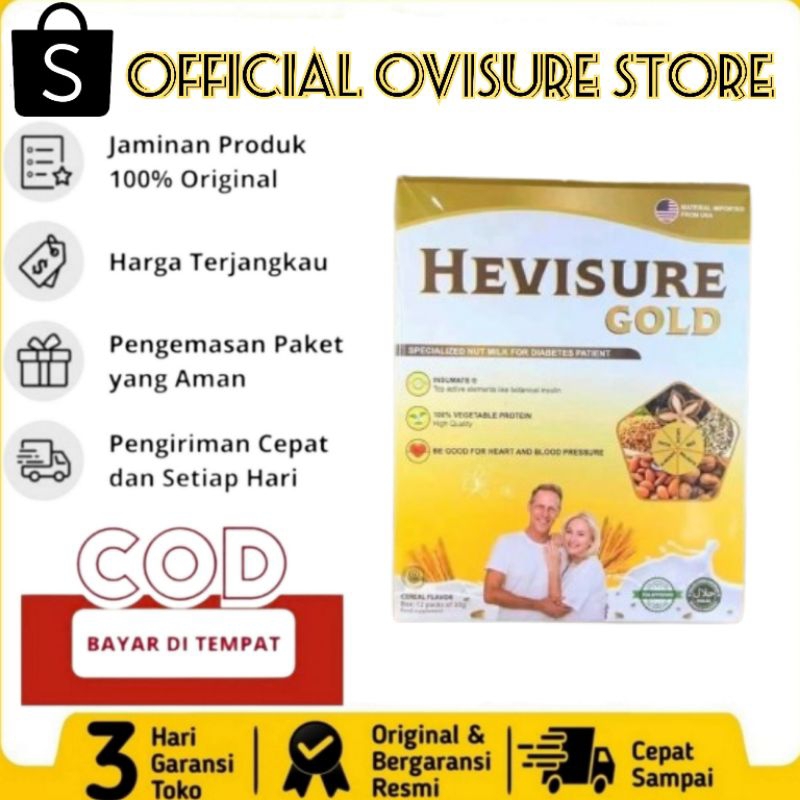 Jual HEVISURE GOLD MILK Susu Diabetes Dan Kencing Manis Original ...