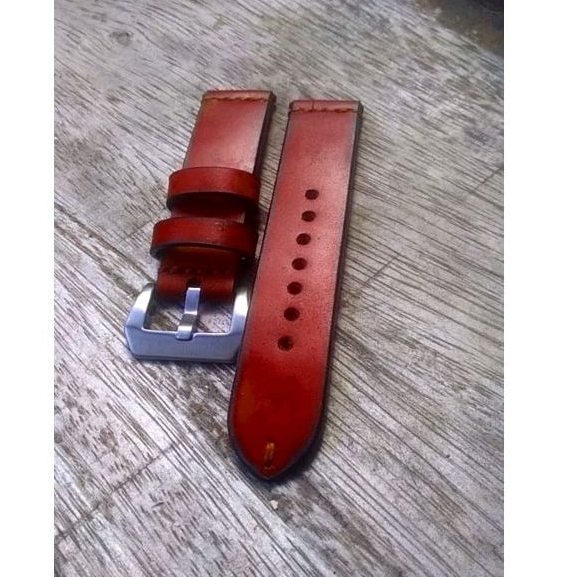 Jual Strap jam kalep jam tangan kulit asli 100% handmade crazy horse ...