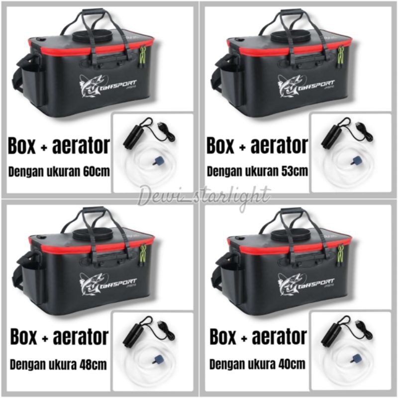 Jual box pancing /kotak pancing/box pancing udang idup/pancing/tas ...