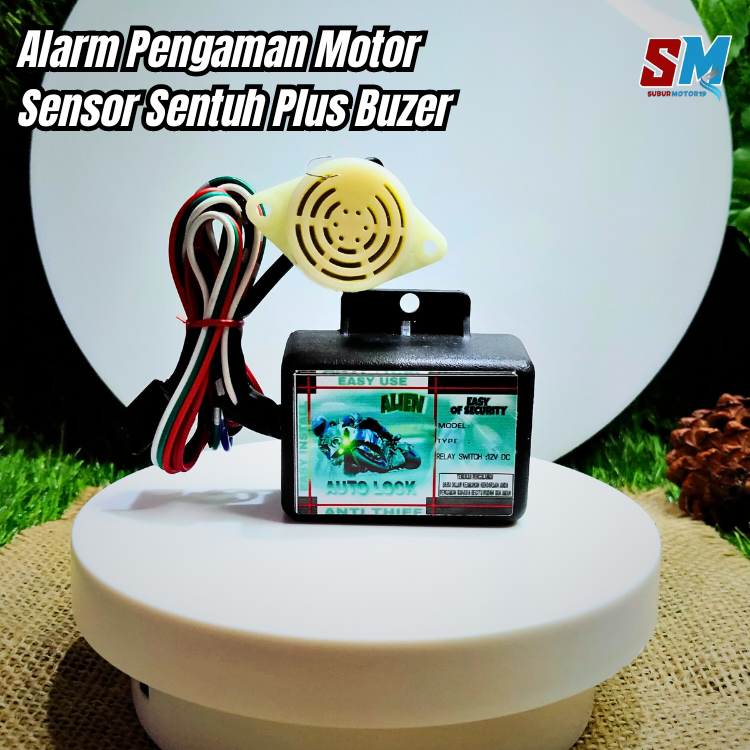 Jual Alarm Motor Sensor Sentuh Jari Plus Buzzer | Shopee Indonesia