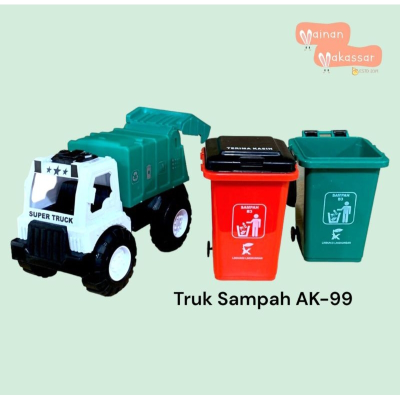 Jual Mobil Heavy Truck Compactor Sampah + Tempat Sampah Besar AK99 ...