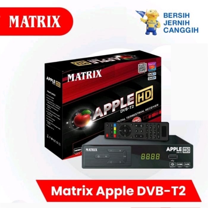 Jual SET TOP BOX TV DIGITAL MATRIX APPLE DVBT2 / STB MATRIX / STB ...