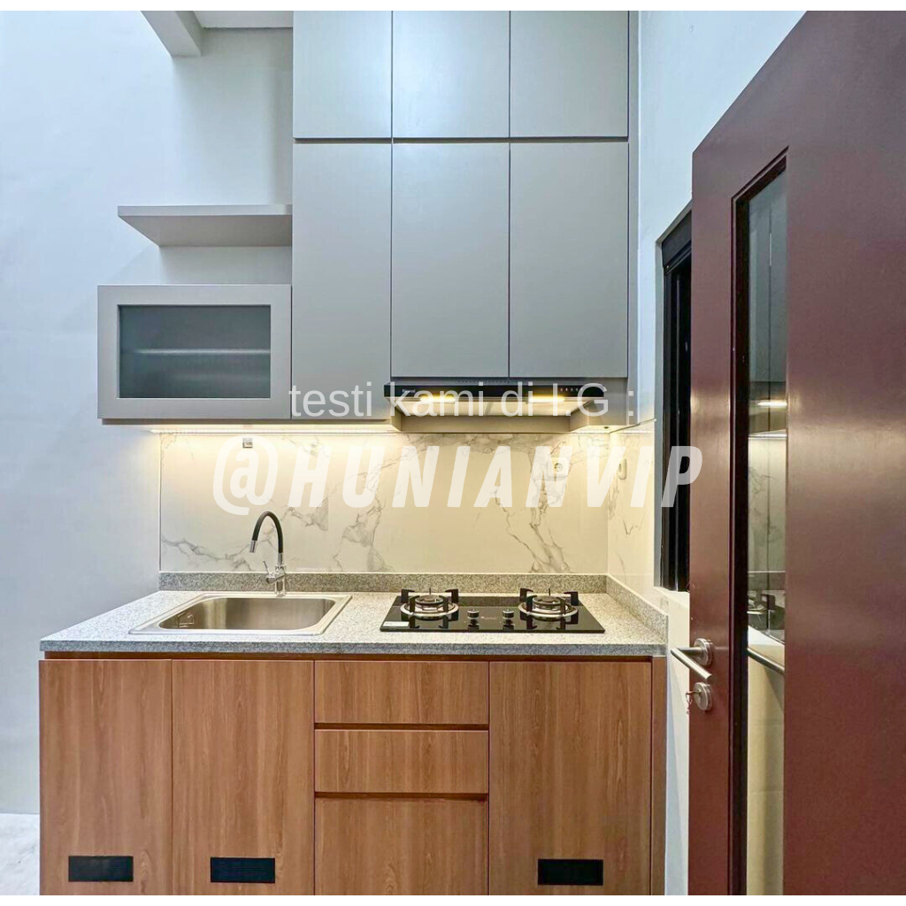 Jual PROMO Kitchen Set Custom Bahan PVC Board Gratis Survei Desain ...