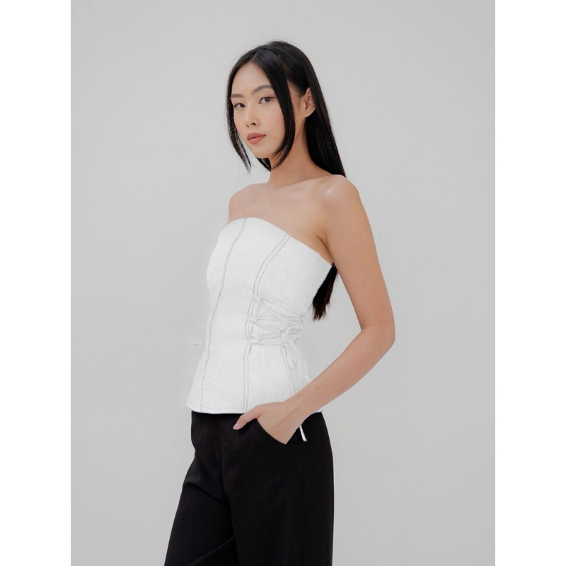 Jual white tube top (NEW) | Shopee Indonesia
