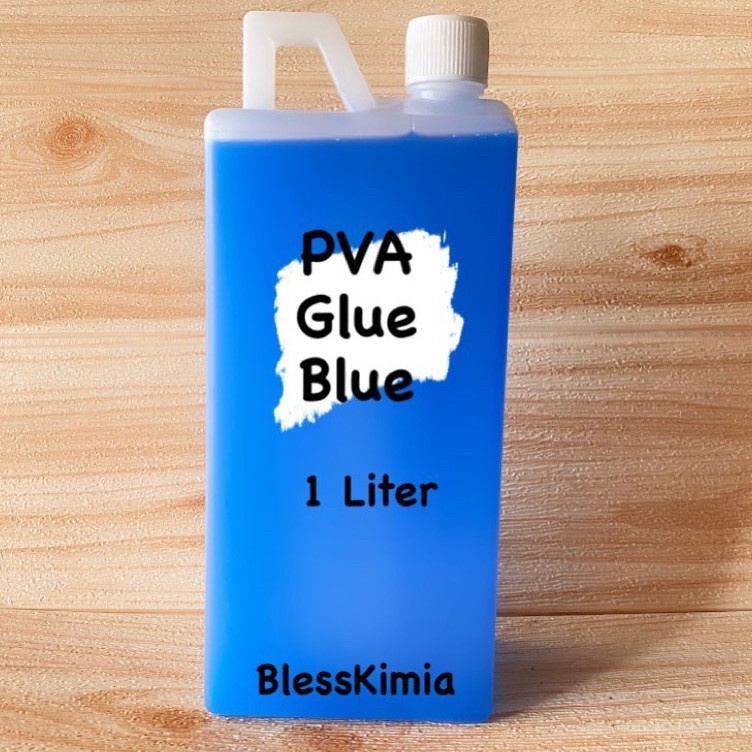 Jual PVA GLUE BLUE 1 LITERPVA GLUE BLUE SLIME KODE D6A5 | Shopee Indonesia
