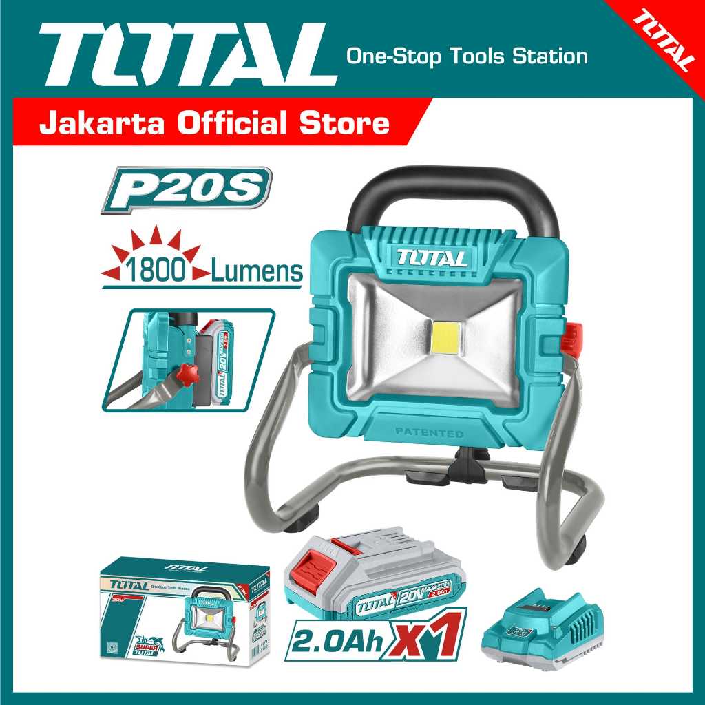 Jual TOTAL Cordless Portable Lamp TWLI20258 | Shopee Indonesia