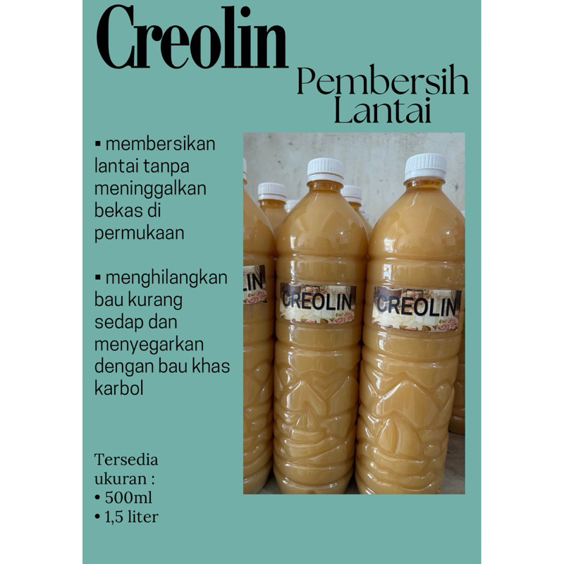 Jual creolin karbol pembersih lantai 1500ml ampuh penghilang noda di ...