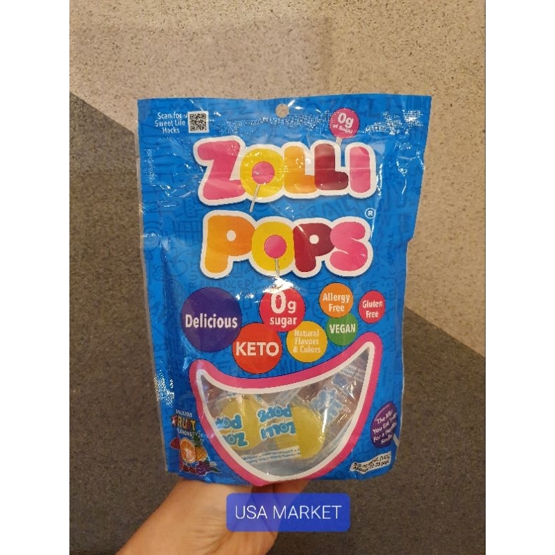 Jual Zollipops Zolli Pops Clean Teeth Pops Permen Lolipop Sugar Free