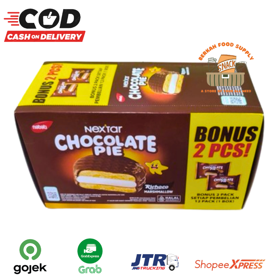 Jual [ BERKAH ] Nabati Chocolate Pie 28gr box isi 12 Choco Pie Nextar ...