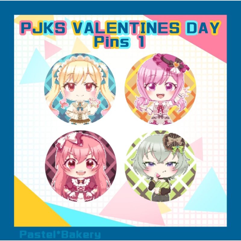 Jual PJSK (Fanmerch), Valentines pins 1 (baca deskripsi) | Shopee Indonesia