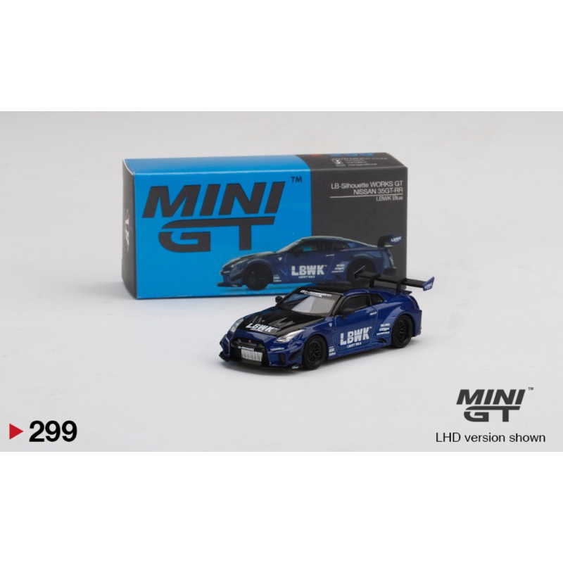 Jual MINI GT silhouette Works Gt Nissan 35GT RR LBWK BLUE | Shopee ...