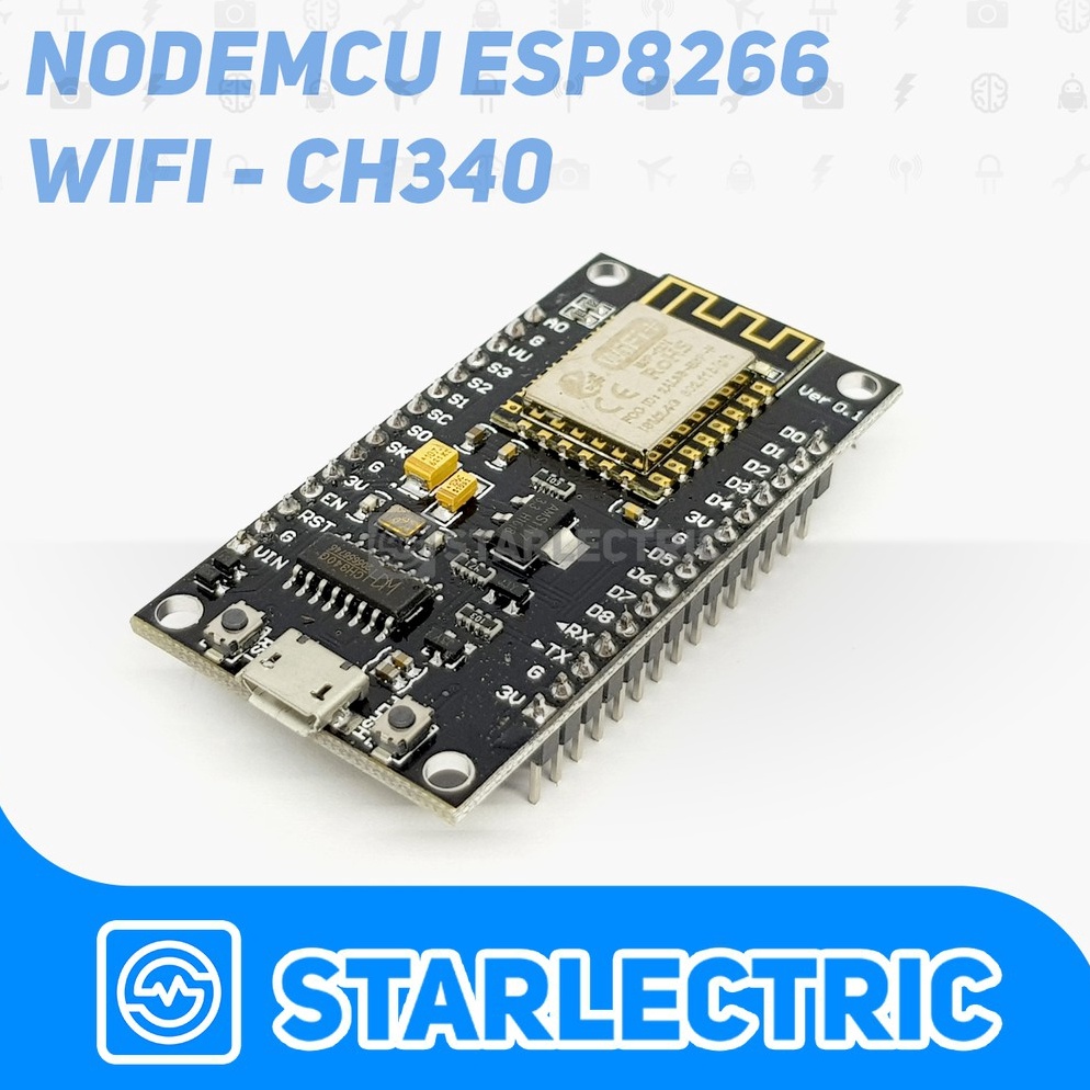 Jual KODE A83R NodeMCU ESP8266 IoT Wifi Development Board | Shopee Indonesia