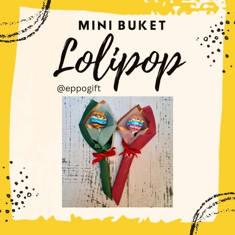 Jual Hadiah Wisuda Perpisahan Mini Buket Permen Lolipop | Shopee Indonesia